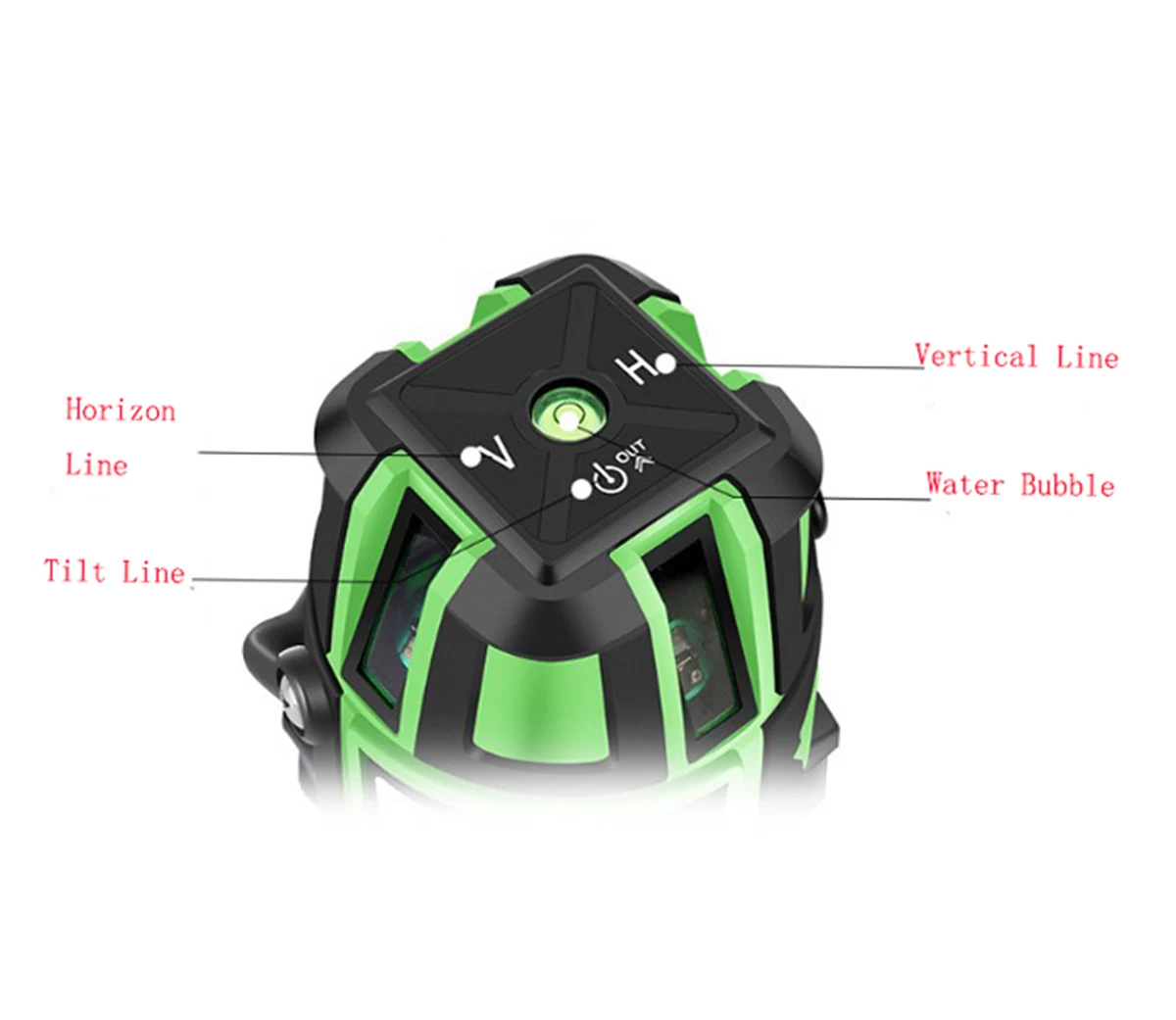 3 Lines Auto Laser Level 360 Rotating Rotary Self Leveling Tool