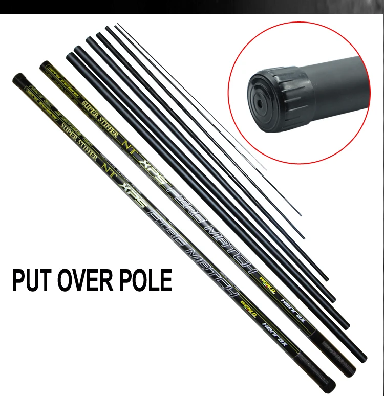 11.00mt 12.50mt Super-stiff Match Fishing Pole Put Over Pole Rod - Buy ...
