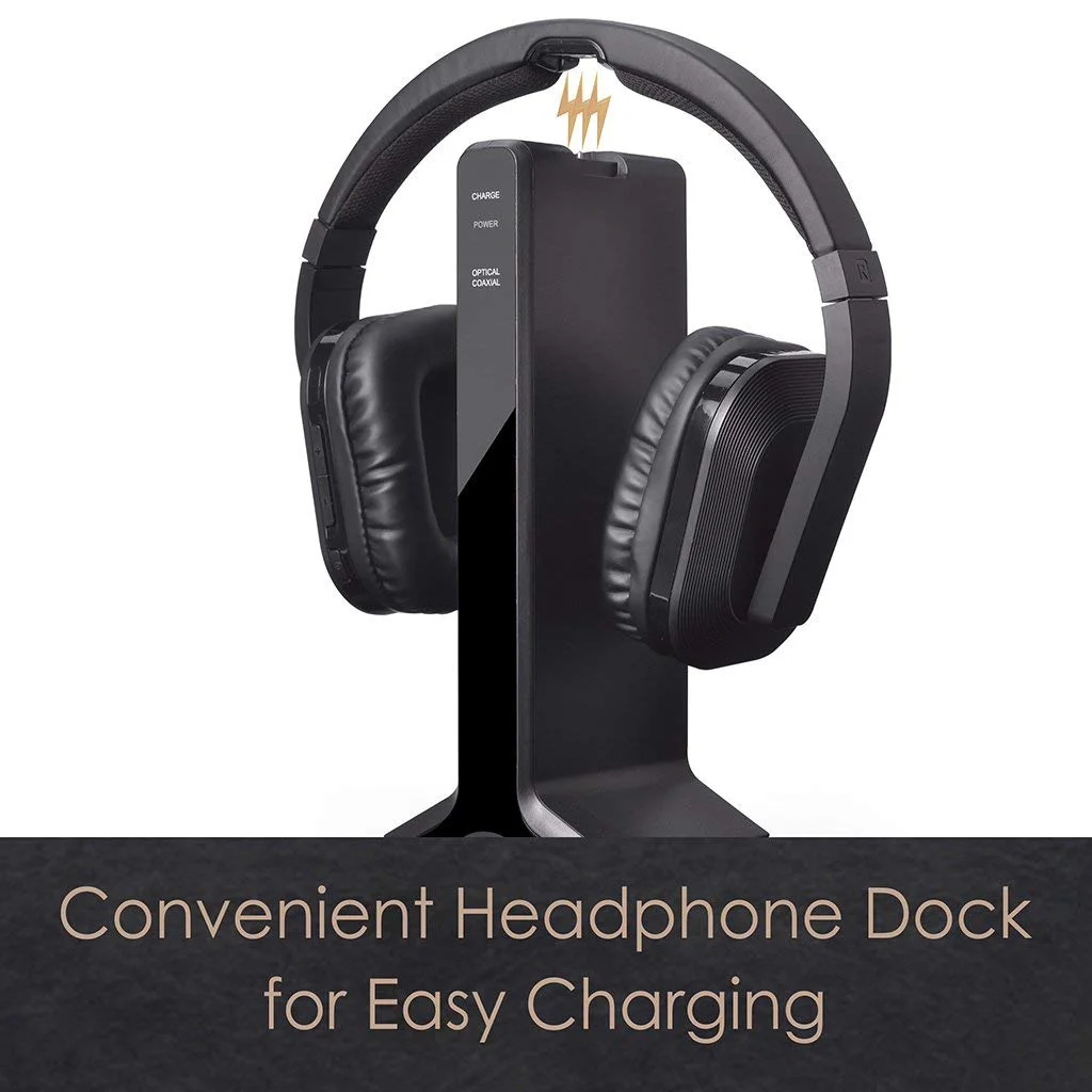Artiste D1 Luxury Hifi 2.4ghz Wireless TV Headphones