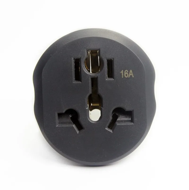 EU Round Plug Conversion Socket Russia France to Multi-function AU US ...