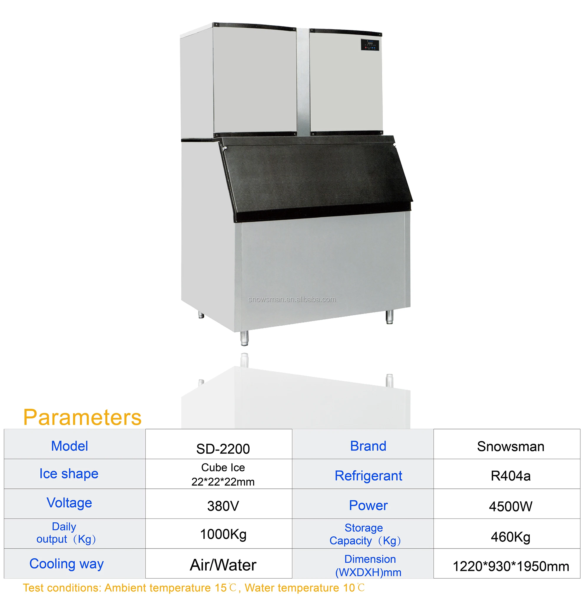 China Supplier Ice Maker Machine 1000kg Medical Ice Machine Used ...