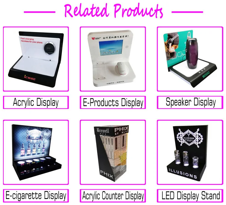 Wholesale Clear Acrylic Hemp Display Cabinet Rotating Counter Display ...