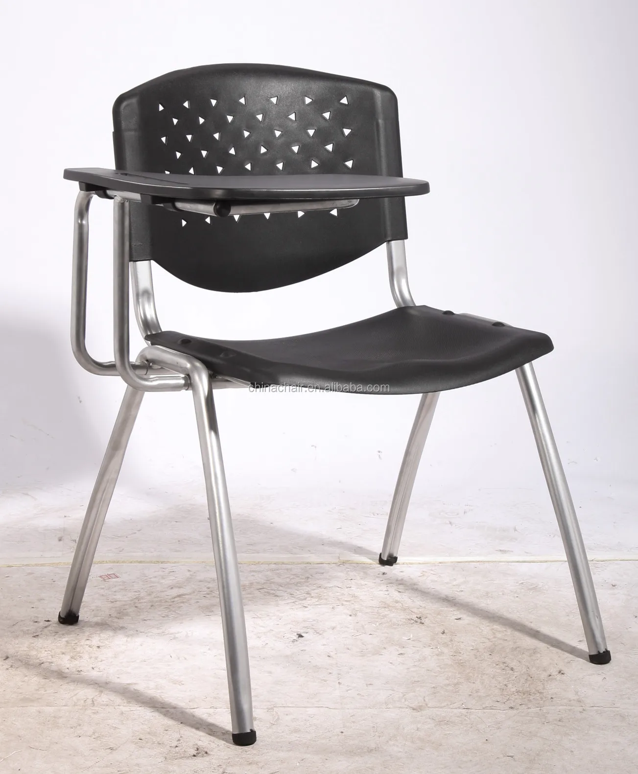 Plastic Stackable Training Room Chair With Writing Table Pad Xrb-003-e ...