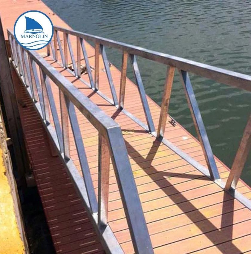 6061 T6 Aluminium Ponton Flottant avec PE ponton (quai) Flotte pour ...