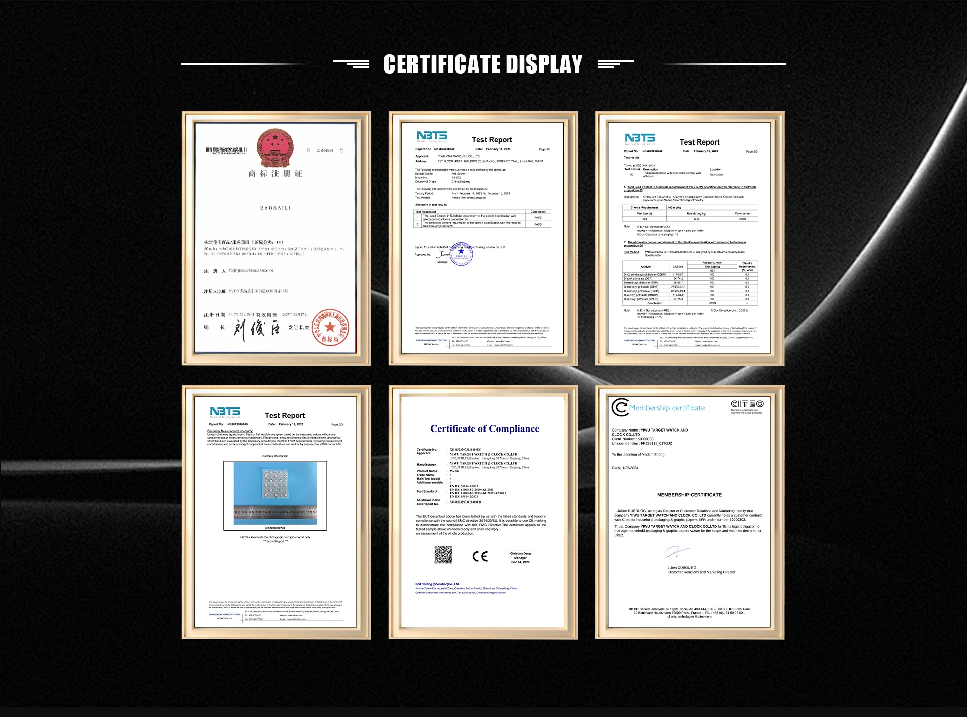 Company Overview - Yiwu Target Watch And Clock Co., Ltd.