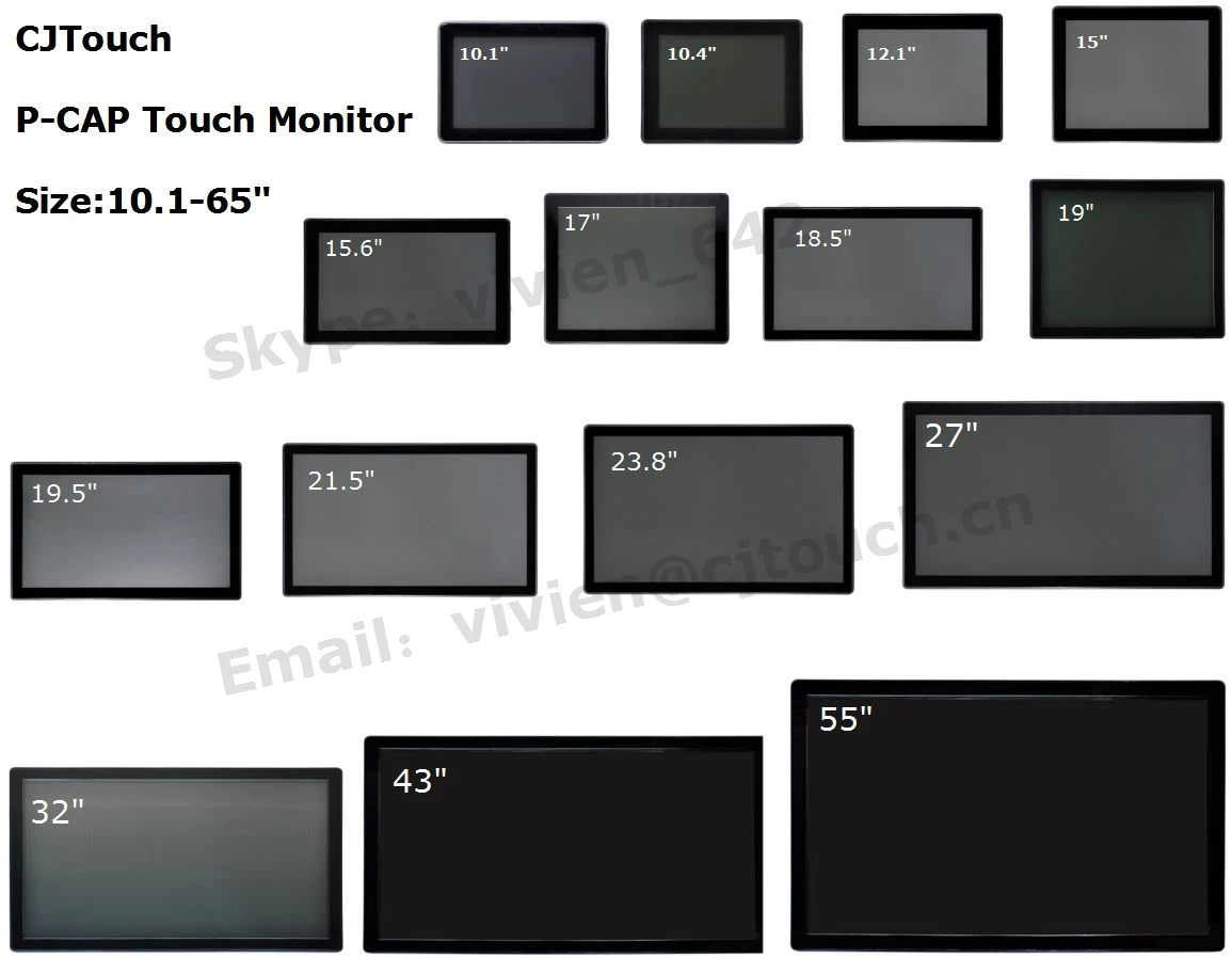 12v Dc Input Industrial Tablet Pos Screen 18.5 Inch Lcd Touch Monitor ...