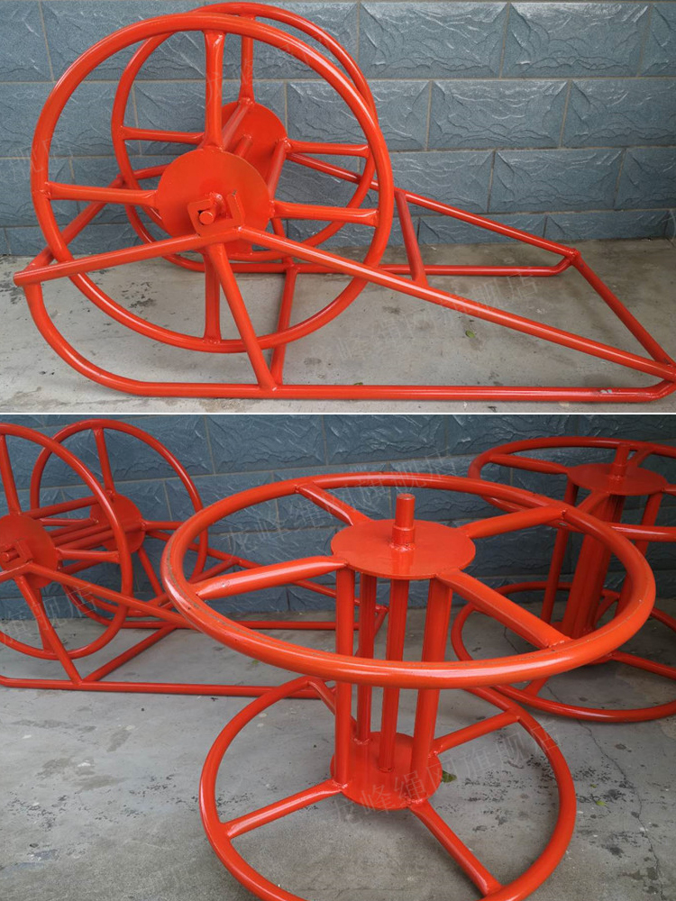 640mm Width Cable Drum Pay-off Stand Wire Rope Reel Stand Paying Off ...