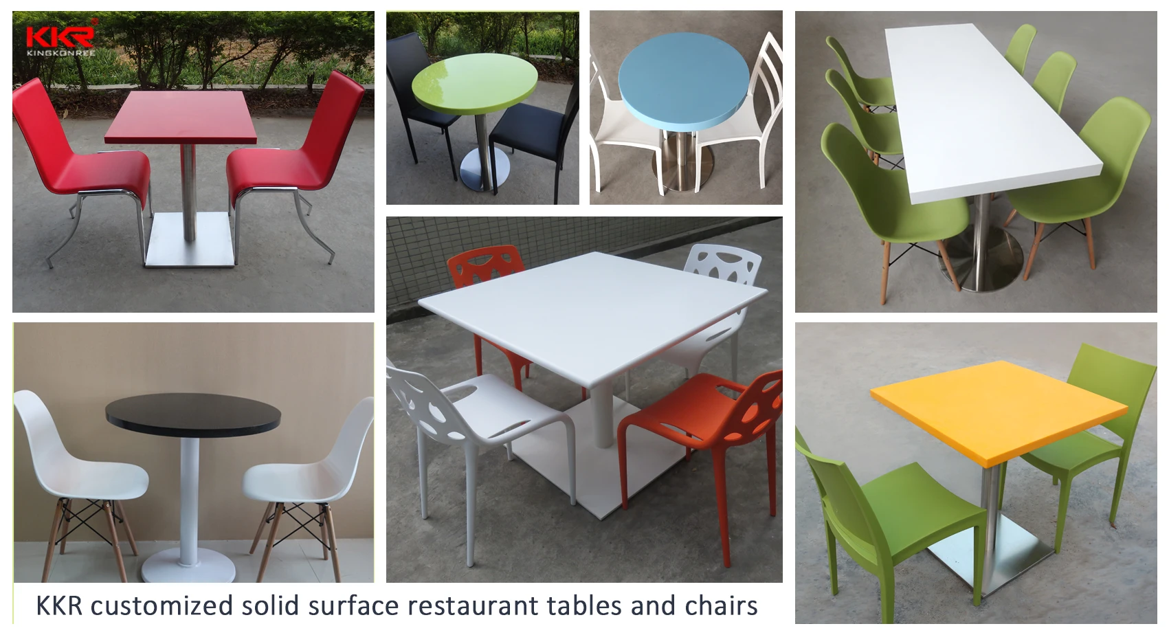 Fast Food Table And Chairs / High End Restaurant Furniture / Solid ...