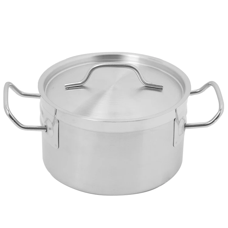 Stainless Steel Large Commercial Cooking Pots for Home & Hotel