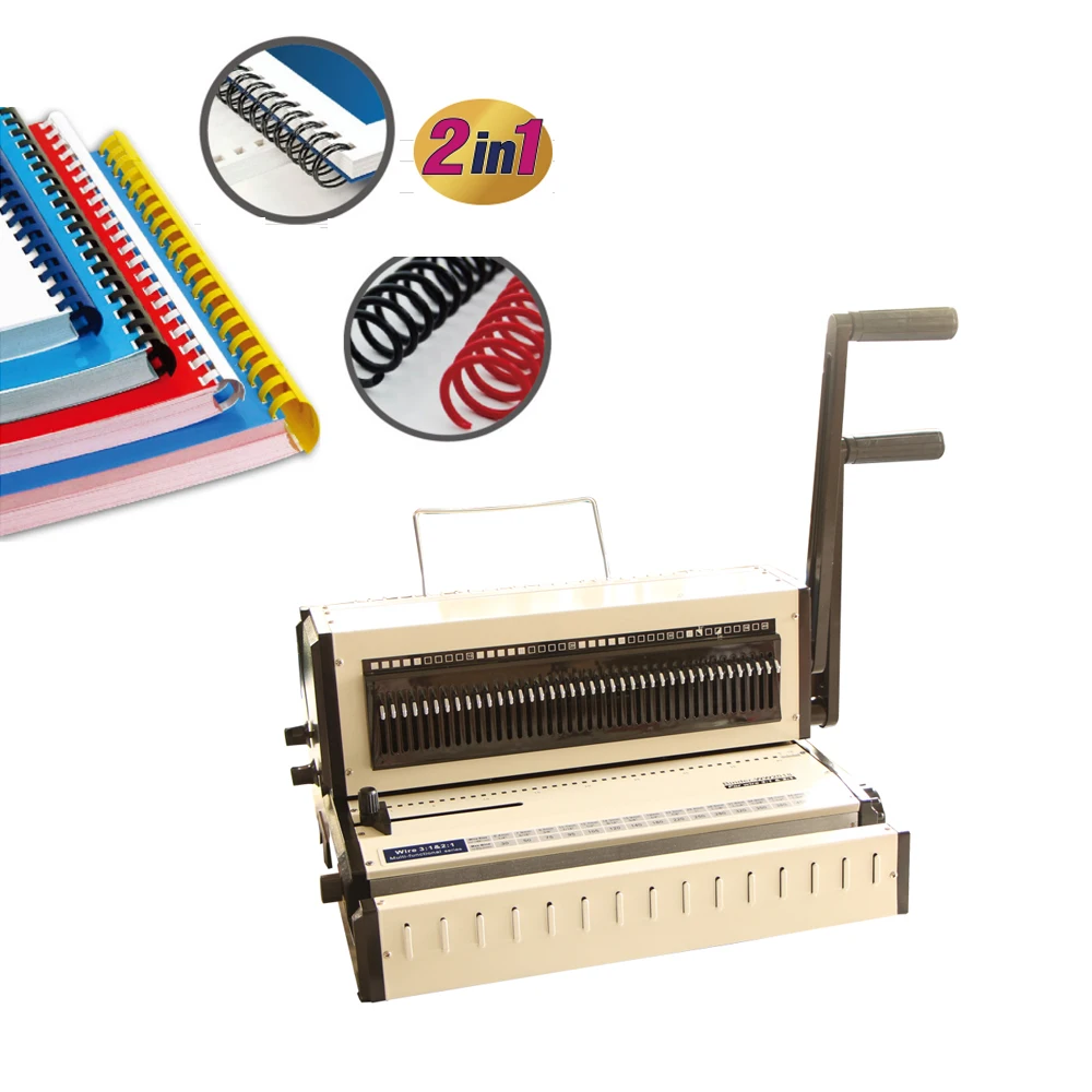 Ww2018 Wire 3: 1& 2: 1 Manual Wire Book Binding Machine For F4,A4 ...