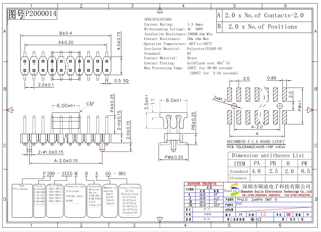 2.54mm Pitch Pin Header 2x20 Pin Female Ic Socket Or Raspberry Pi - Buy ...