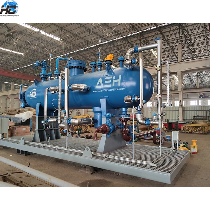 Oil and Gas Horizontal KO Drum - Free-Water Knockouts for Efficient Oil ...