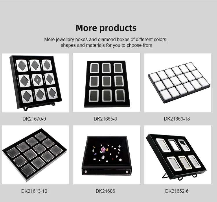 Gemtrue Luxury Diamond And Precious Stones Loose Gemstone Display Box ...