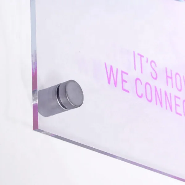 Manufacture Design Wall Mounted Acrylic Signboard Custom Company ...