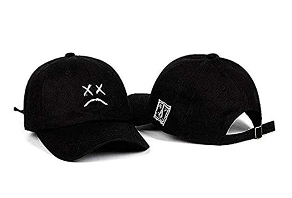 Sad Boys Adjustable Hat Crying Face Embroidery Baseball Cap Dad Hat Hip ...