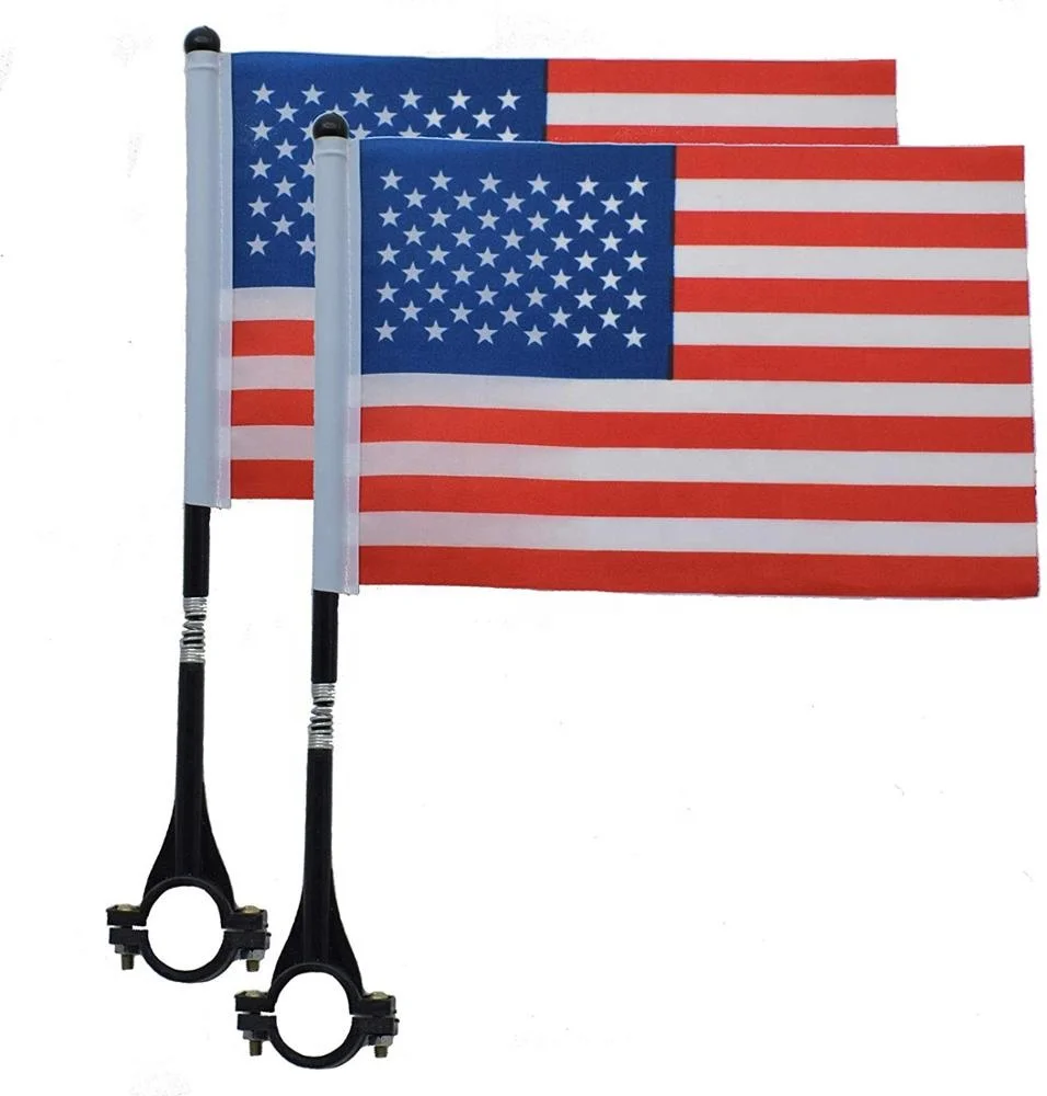 Wholesale Small Moq Cheap Custom Printing Polyester Bicycle Flag With ...