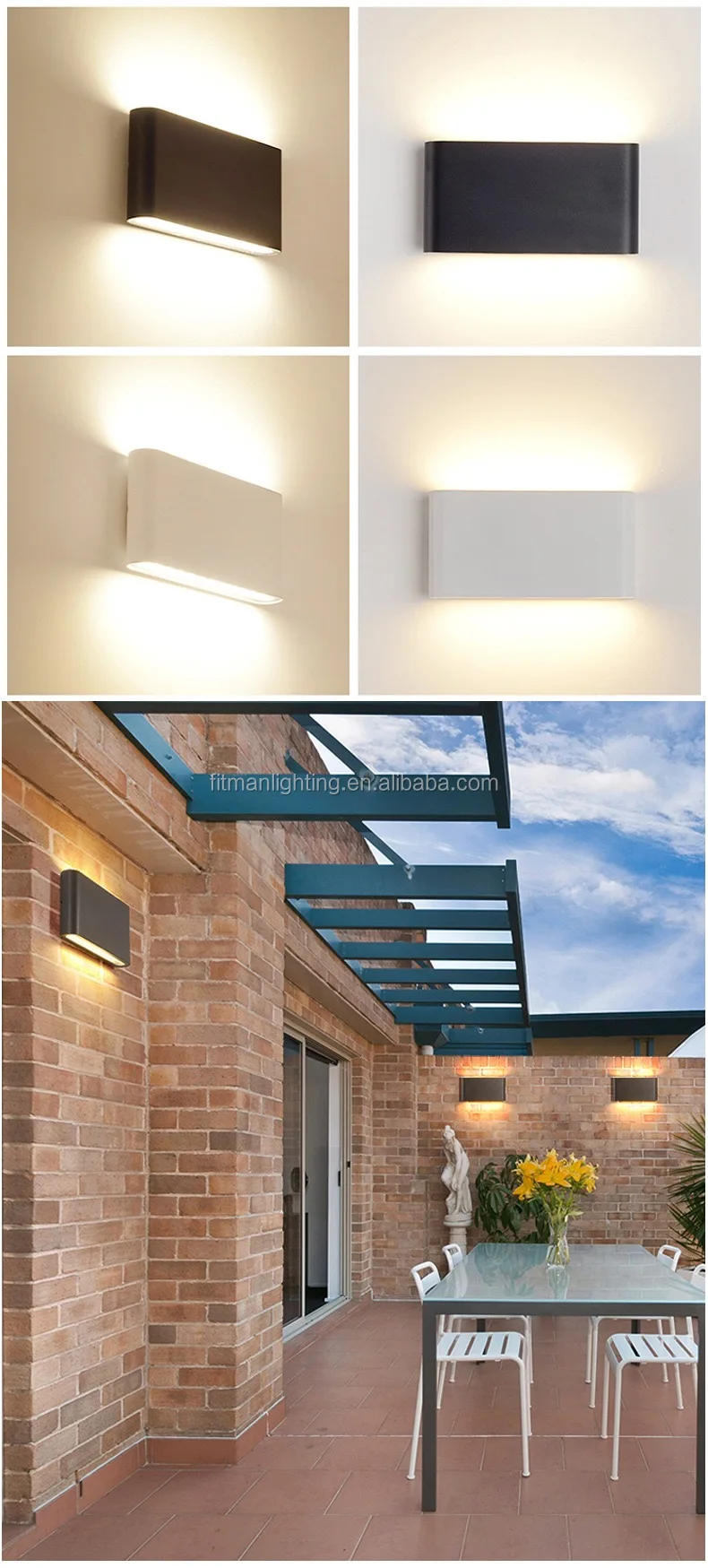 Hot Sale 6w 12w 20w LED Wall Lights Led Outdoor Wall Lamp Outdoor ...