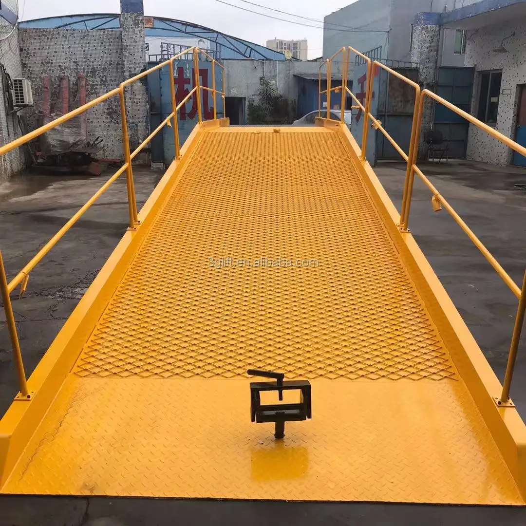 Portable Loading Dock Platform Station Is A Very Heavy-steel Loading ...