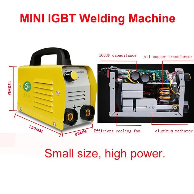 110V/220V Portable High Power Mini Welder - 250A IGBT