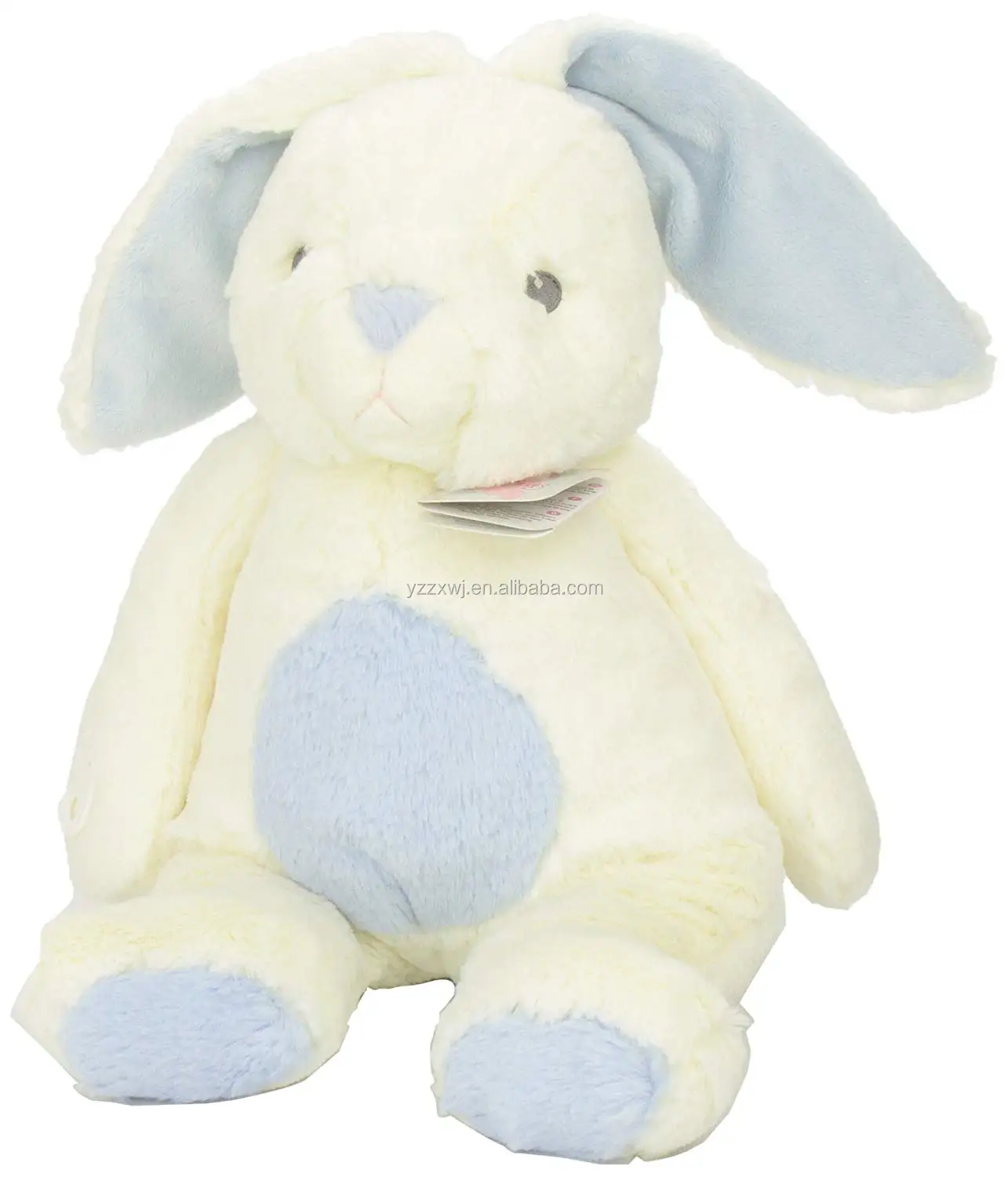 Personalized Large Soft Blue Easter Bunny Plush Rabbit Stuffed Animal ...