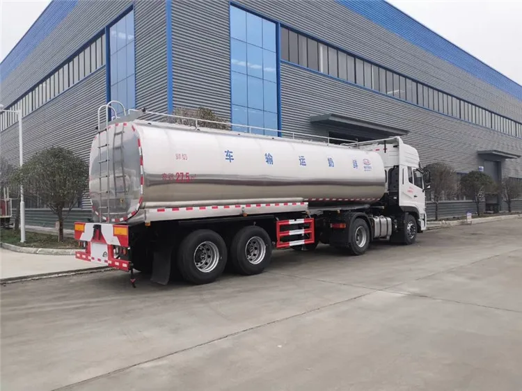 Susu Transportasi Truk, Truk Stainless Steel Tangki Susu, Susu Tangki ...