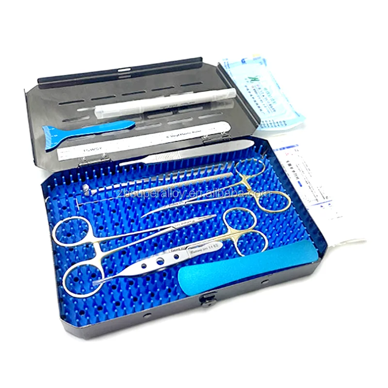 Ophthalmic Double Eyelid Surgery Instruments Set 12pcs