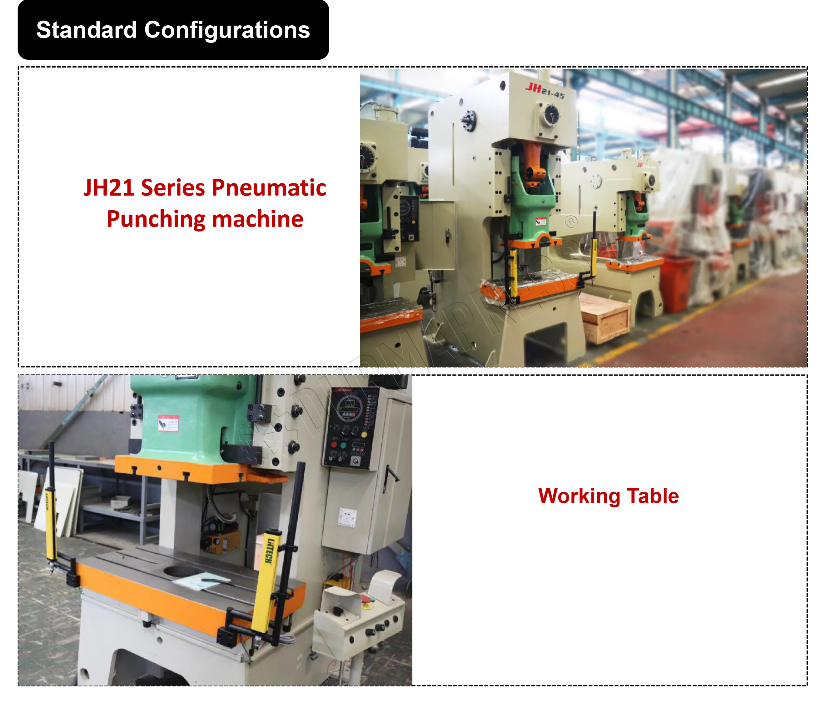 Mechanical Power Press Jh21 Series Press Machine / Punching Machine - Buy Pneumatic Power Press ...