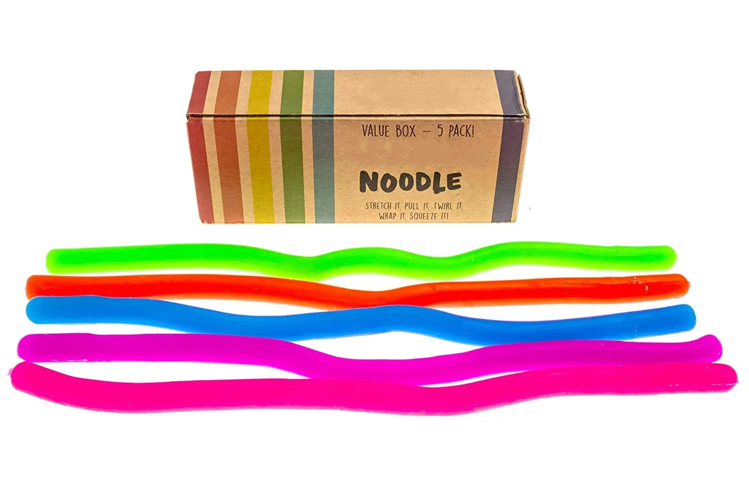 5-pack Of Stretchy String Fidget / Sensory Toys Stretches From 10 ...