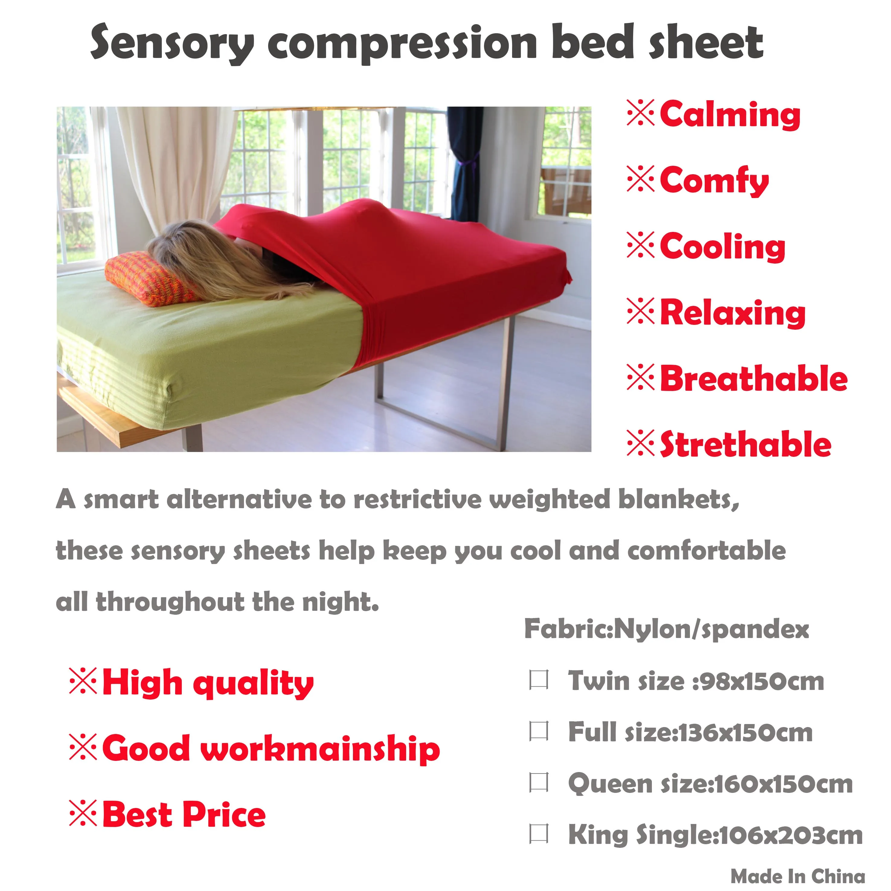 Cooling Sacks For Autistic Children Nylon Spandex Compression Sensory ...