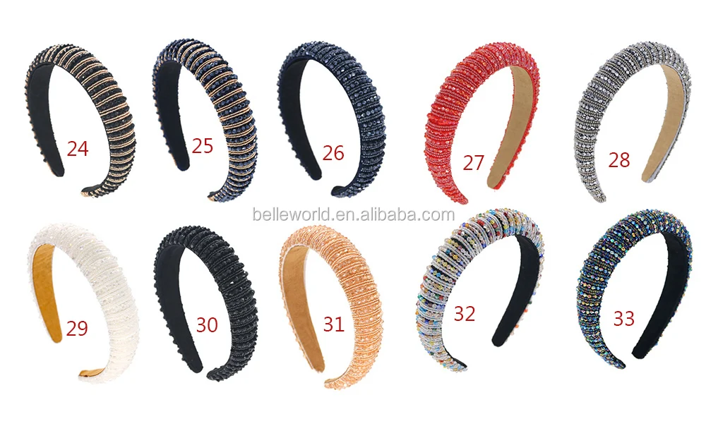 Luxury Designer Headbands Multi Styles Rhinestones Crystals Pearls ...