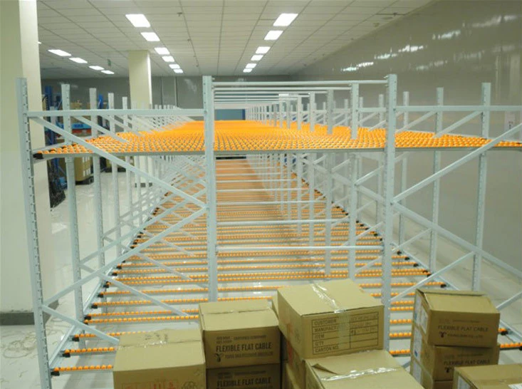 600kg Heavy Duty Flow Rack Tray Gravity Rack Polycarbonate Wheel Flow ...