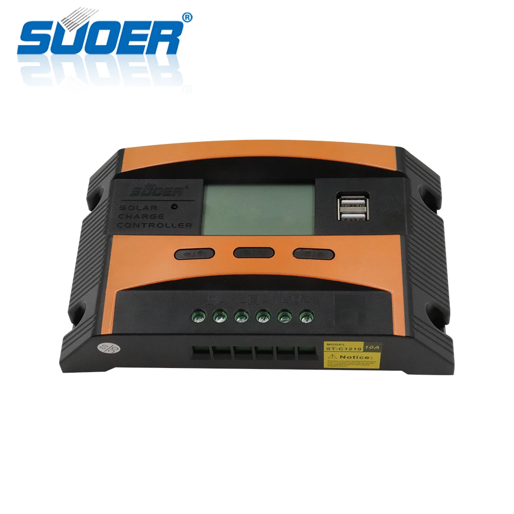 Suoer 12V 10A Smart Solar Power System - Efficient & Reliable