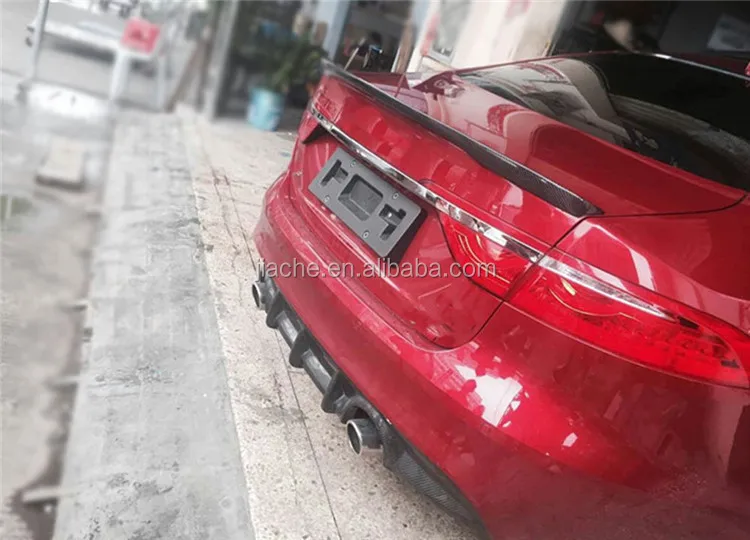 Jaguar XF Carbon Fiber Rear Spoilers - Stylish Enhancements