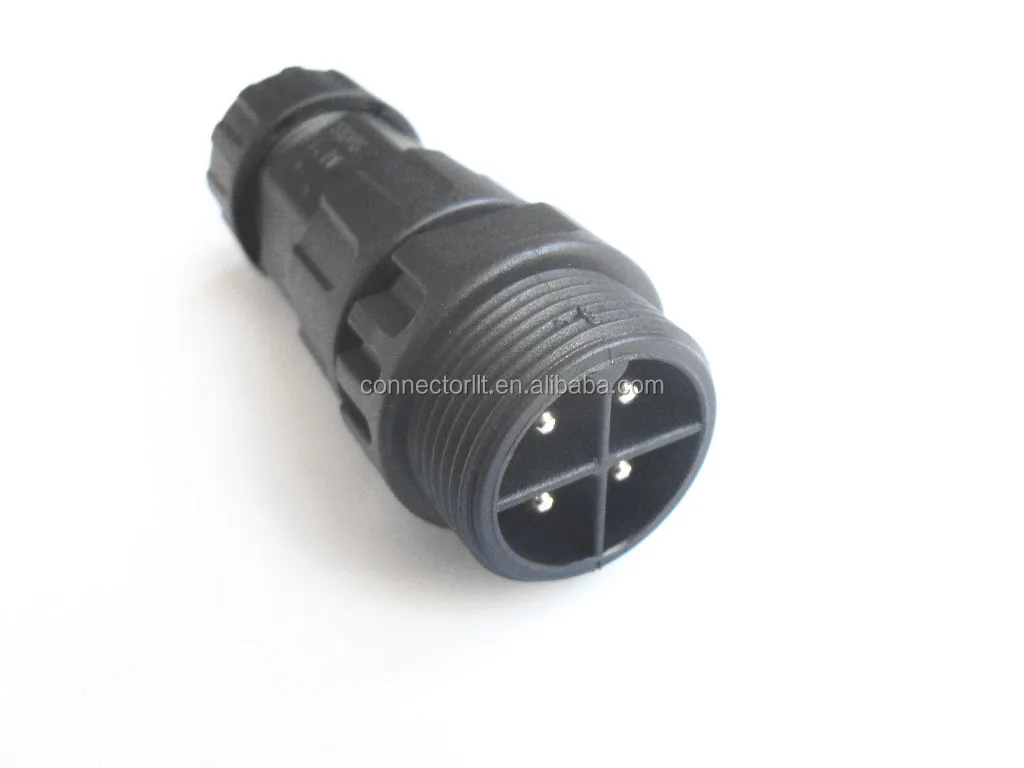 LLT M25 Ip68 Coupling Waterproof Bulkhead Amp Connector 4 Pin