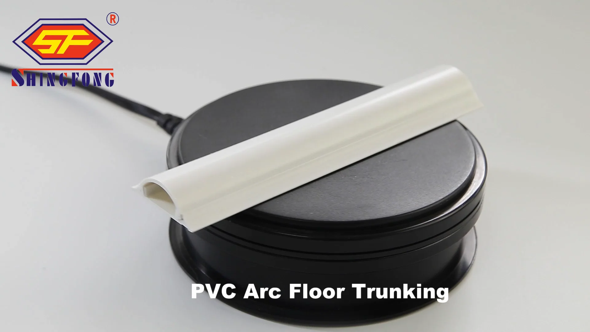 Underfloor Pvc Trunking 35x10mm Half Moon Cable Trunking Floor Pvc Wire ...