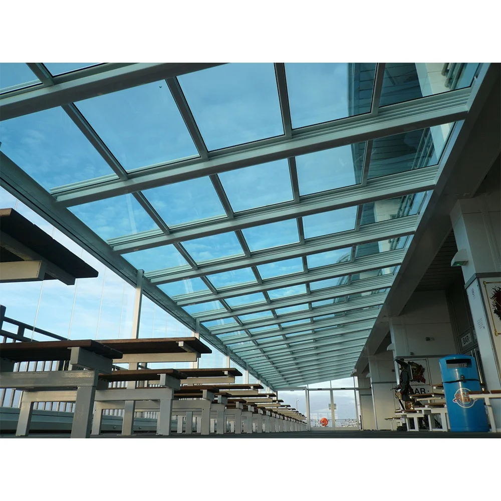 Aluminum Polycarbonate Glass Swimming Pool Retractable Pool Roof For ...