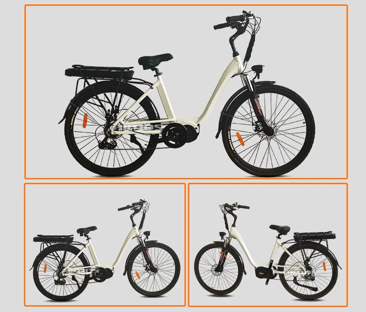 48v 500w Dapu Mid Drive Electric Bicycle With Lcd Display For Stable ...