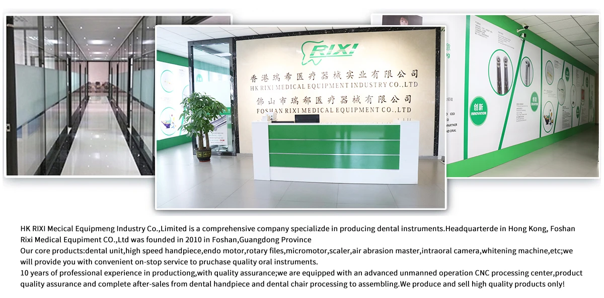 Foshan Rixi Medical Equipment Co., Ltd. - Dental handpiece; Endo motor ...