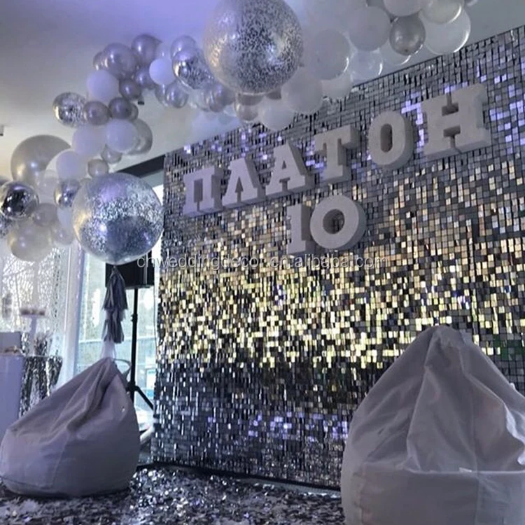 Wholesale Glitter Air Moving Billboard Plastic Advertising Sequin Wall ...