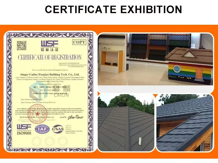 Factory Supply Zinc Decrabond Stone Chip Metal Roofing Sheet Price ...