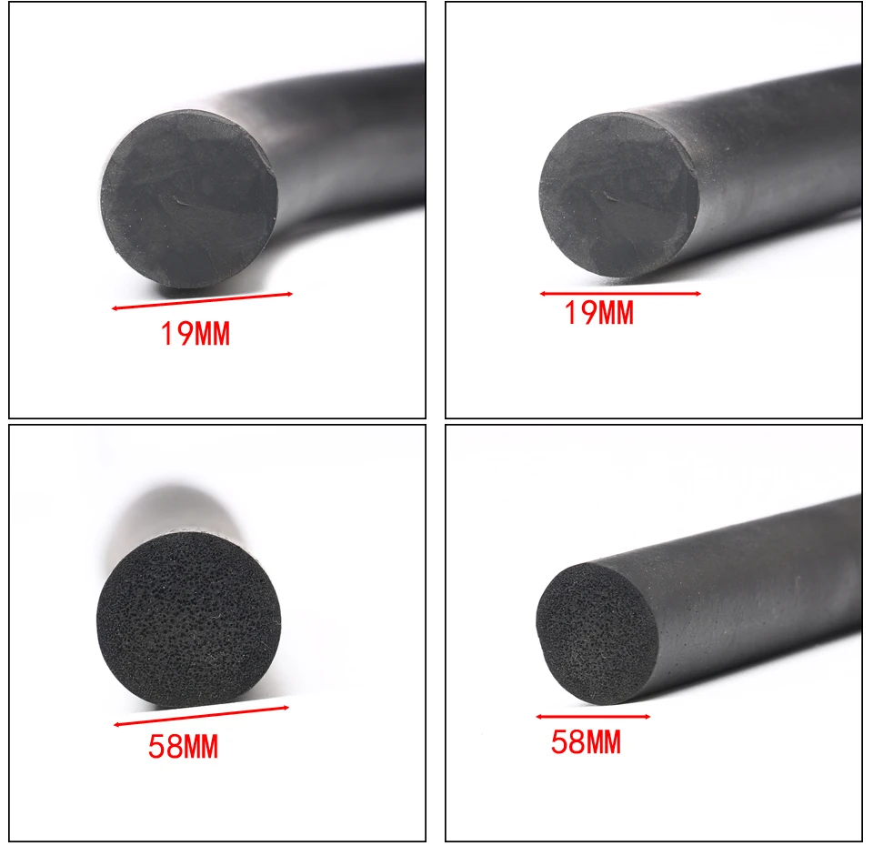 Custom EPDM Sponge Rubber Cord for Building Sealing