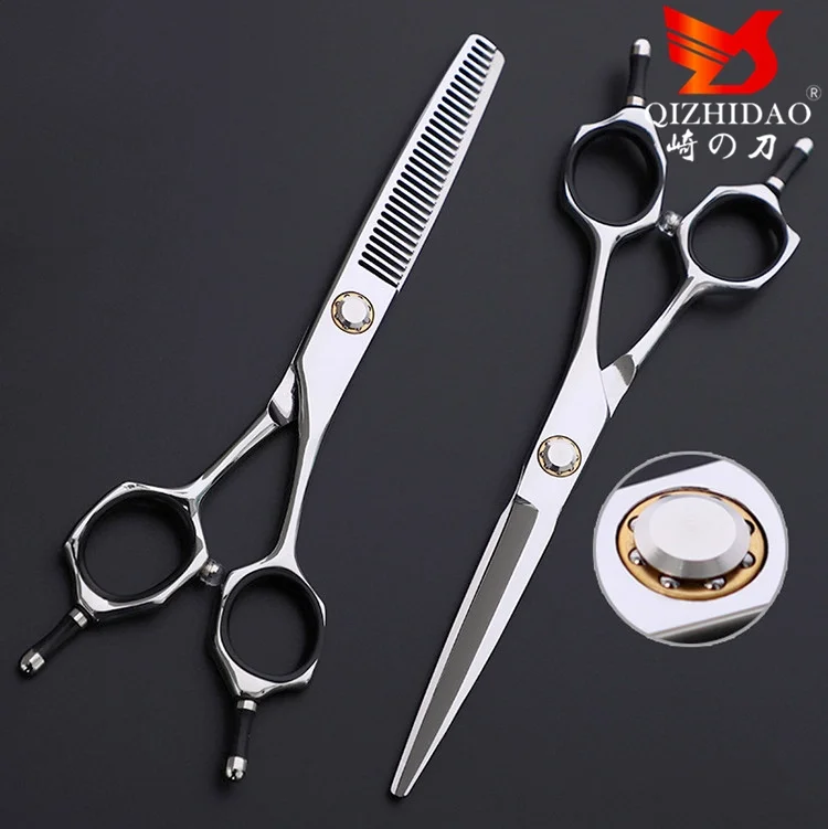 Hitachi 6" Japan Bearing Screw Thinning Shears - Professional Hair Scissors