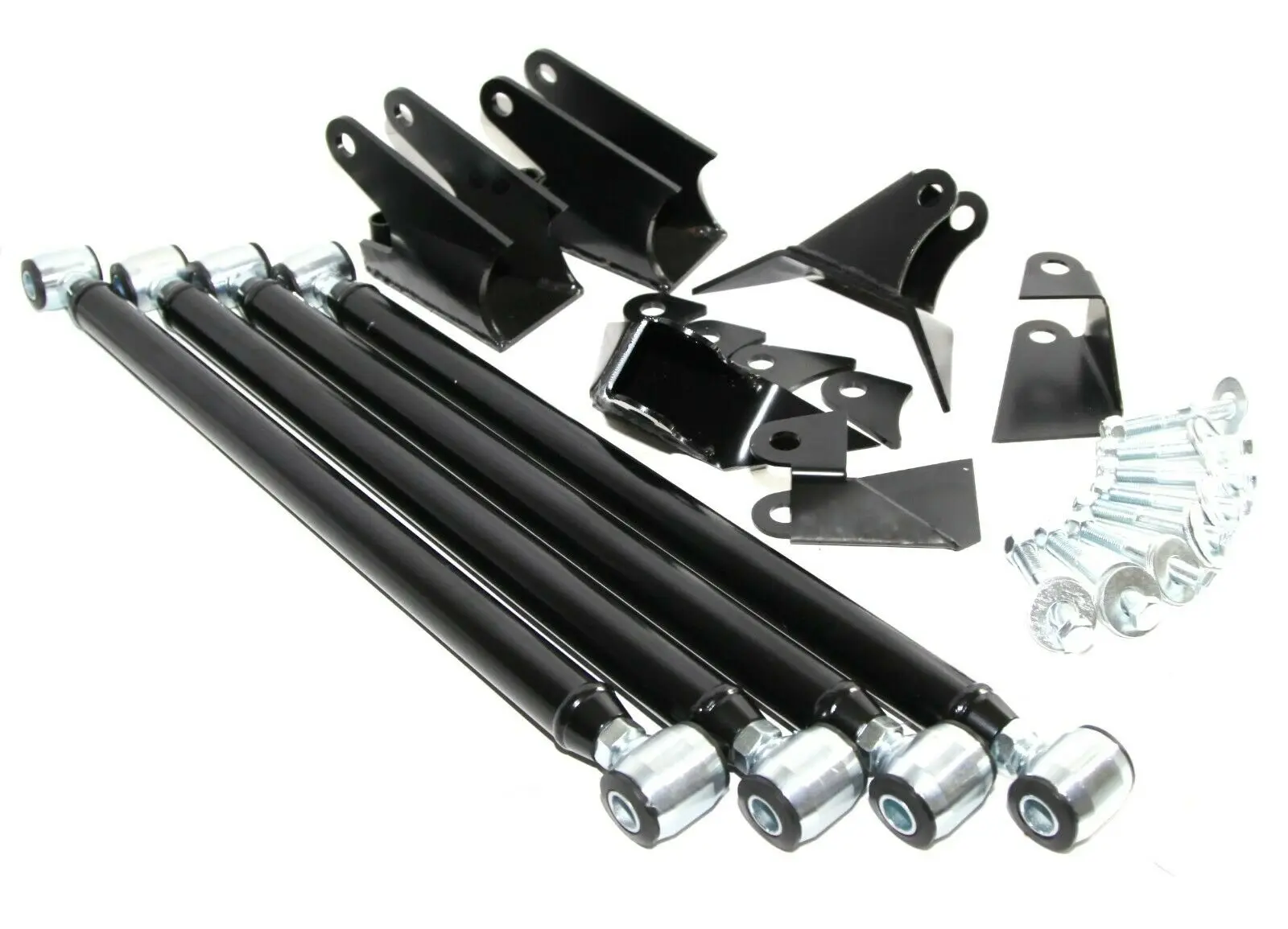Weld on Triangulated Mount Bracket+4 Link Kit for 2.75"axle Hot Rod Rat ...
