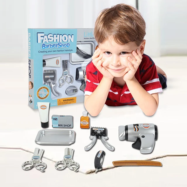 Toy Shaving Kit - Kids Emulation Barber Shop Accessories