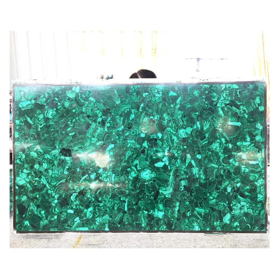 Natural Green Malachite Mosaic Tile Slab - Wandtegel Plaat