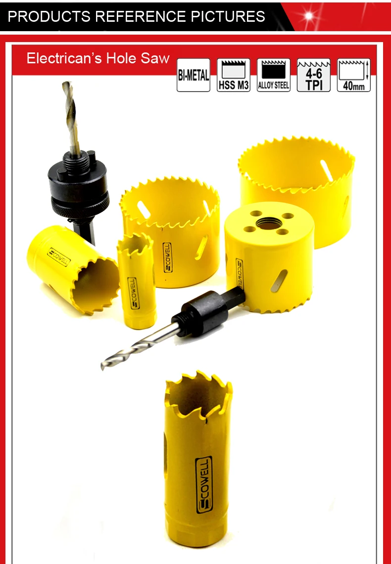 HSS Bi-Metal Hole Saw Sets - Precision Cutting Tools