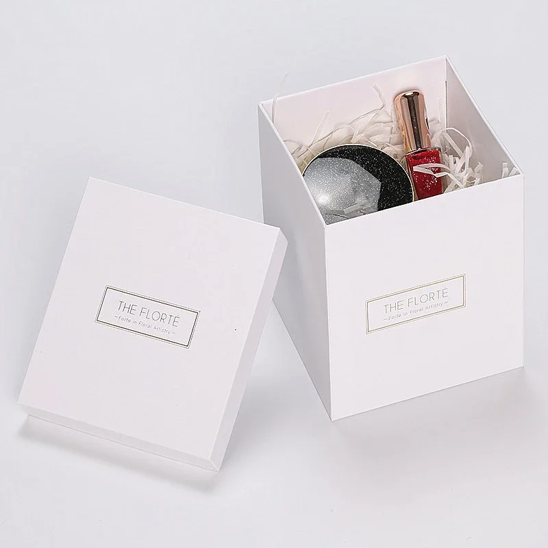 Oem Factory Luxury Rose Perfume Flower Packaging Boxes Cardboard Square ...