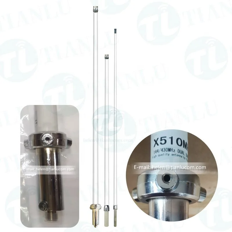 144/430mhz X510M Antenna - Dual Band Fiberglass Base Station