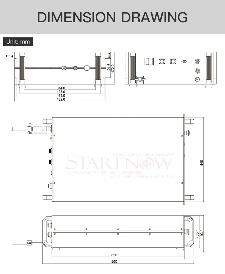 Max Fiber Laser Source 1000w-2000w Mfsc-1000x: Single Module Cw for ...
