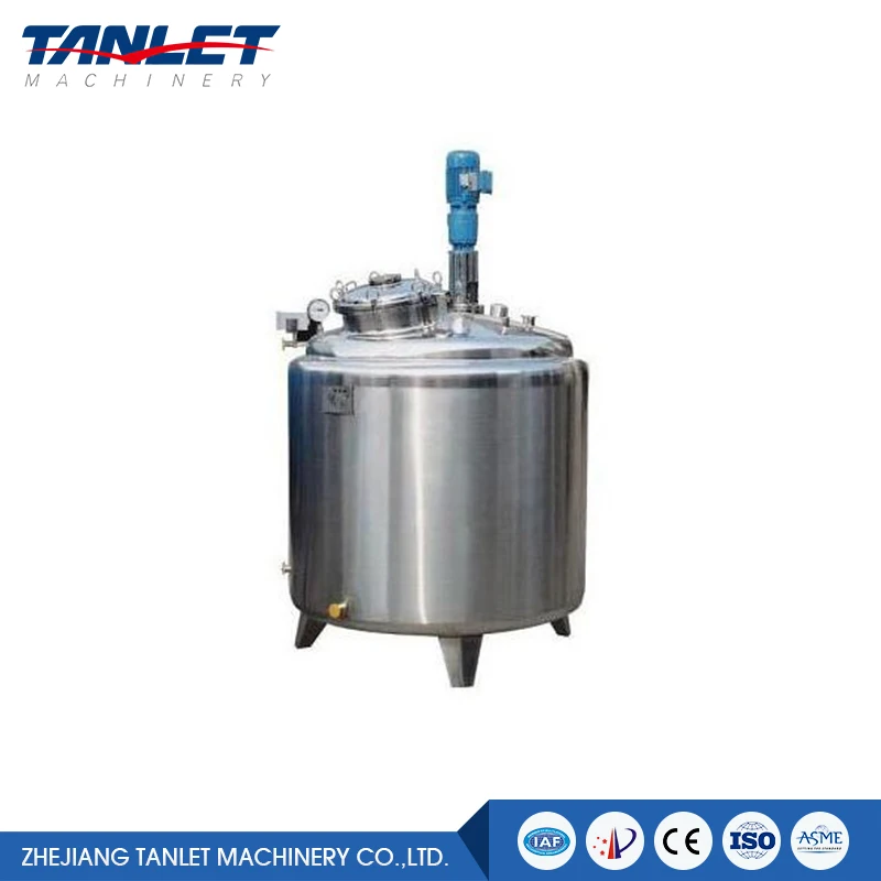 Tl02 Stainless Steel Liquid Blending Jacketed Liquid Mixing Blending ...